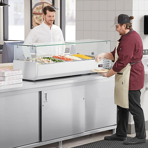 Refrigerated Topping Rail - W G Group